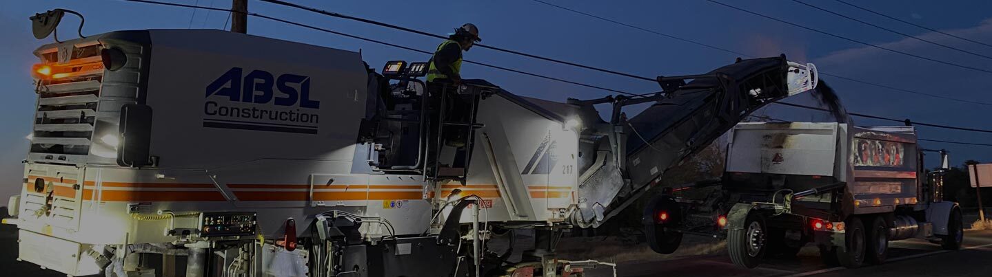 Asphalt Milling California | ABSL Construction